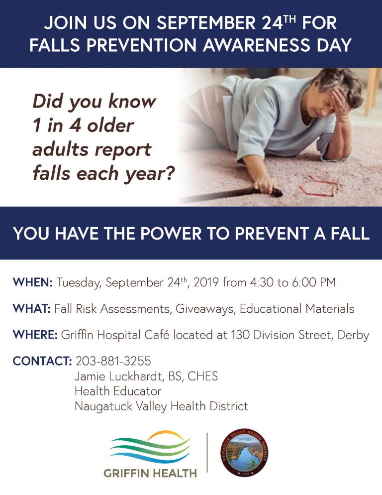 Fall Prevention Day Event - Naugatuck Valley Health District
