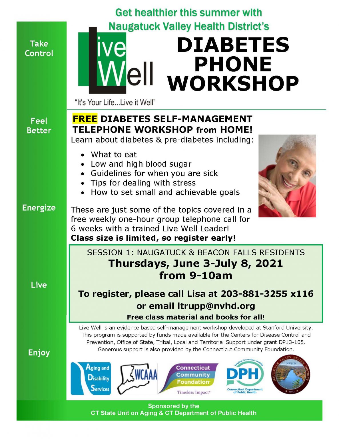 Diabetes Telephone Workshop - Session 1 - Naugatuck Valley Health District
