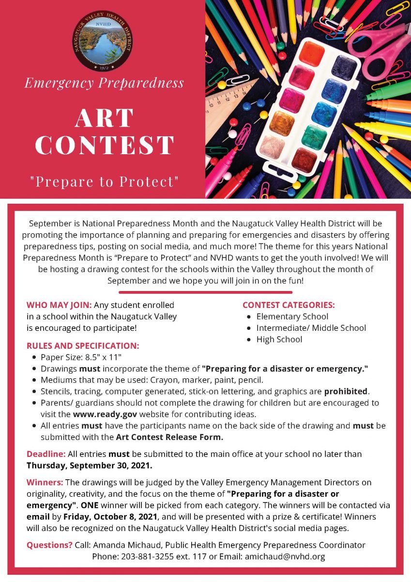 Valley Youth Art Contest! Entries due 9/30/21 - Naugatuck Valley Health ...