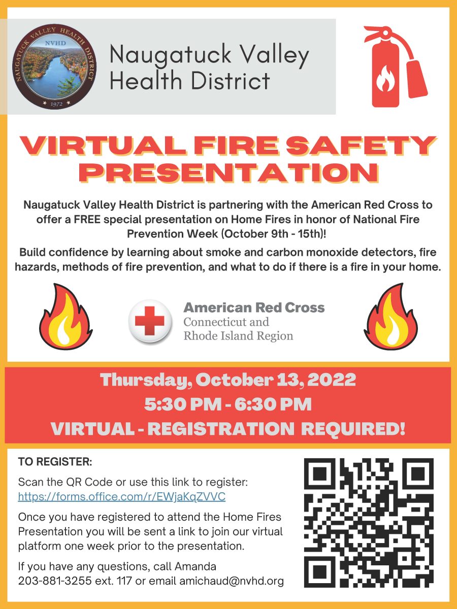 Virtual Fire Safety Presentation - Naugatuck Valley Health District